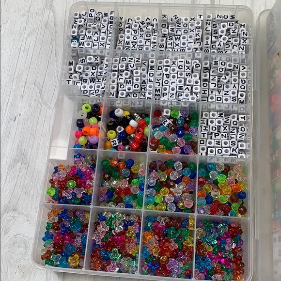 rave | Office | Lot Of Assorted Craft Bracelet Beads | Poshmark